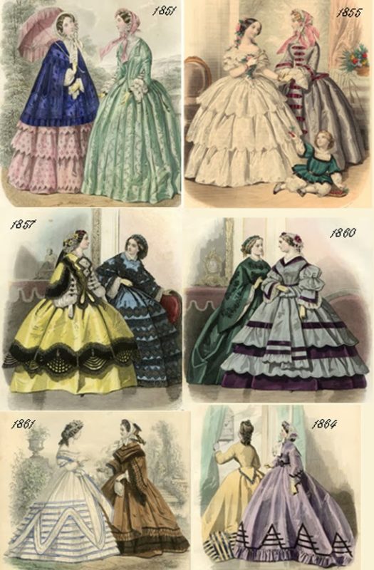 CRINOLINE : pièce typique du Second empire « ATAD : Autres Temps ...